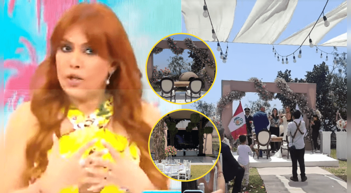 Magaly NO APROBÓ DECORACIÓN de BODA de Tilsa y Jackson: “Cualquiera SE ...