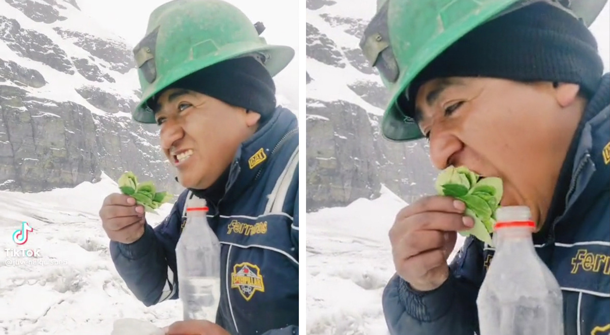 Minero peruano muestra cómo soporta el frío de La Rinconada y se ...