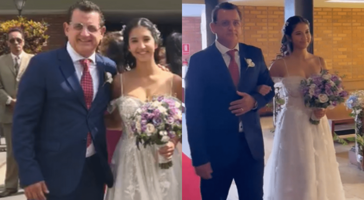 Sergio Galliani acompaña a su hija al altar y le dedica conmovedor ...