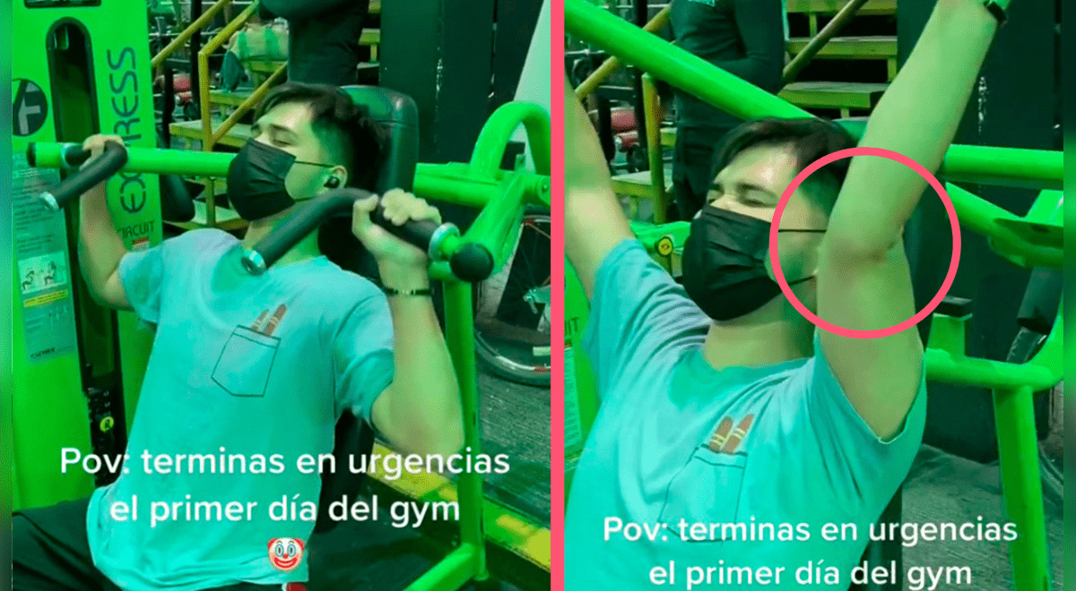 VIRAL: Joven termina con el codo dislocado tras ejecutar mal un ejercicio