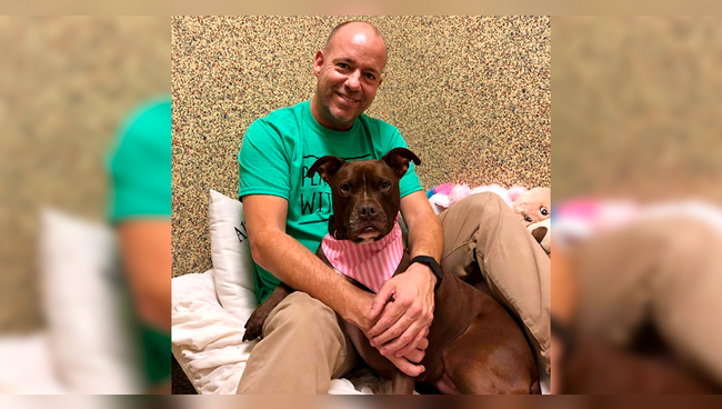 Perrita fue adoptada con la ayuda de Scott Poore tras pasar 400 días en ...