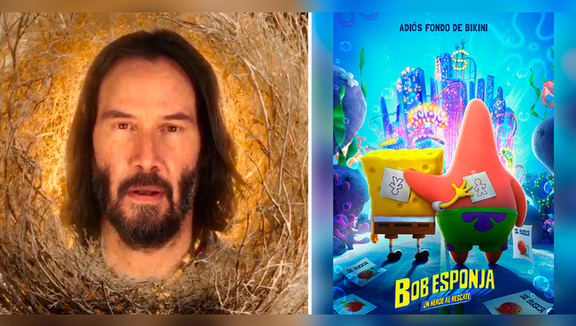 Keanu Reeves será un nuevo personaje en última película de Bob Esponja ...